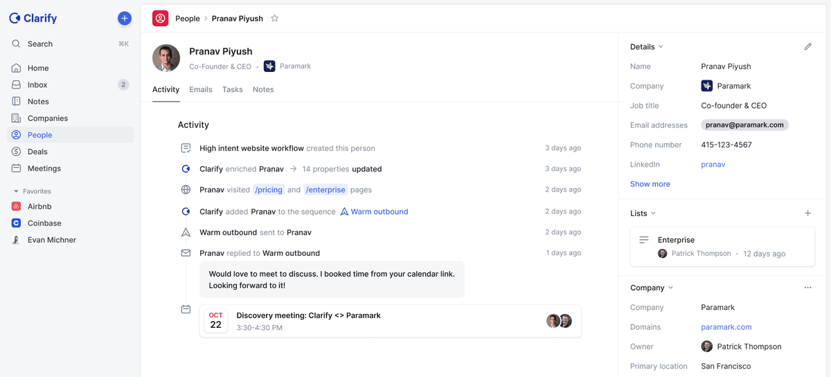 Clarify - The revenue system that works for you